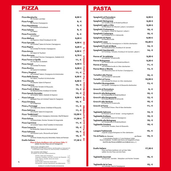 Speisen - Ristorante Da Michele